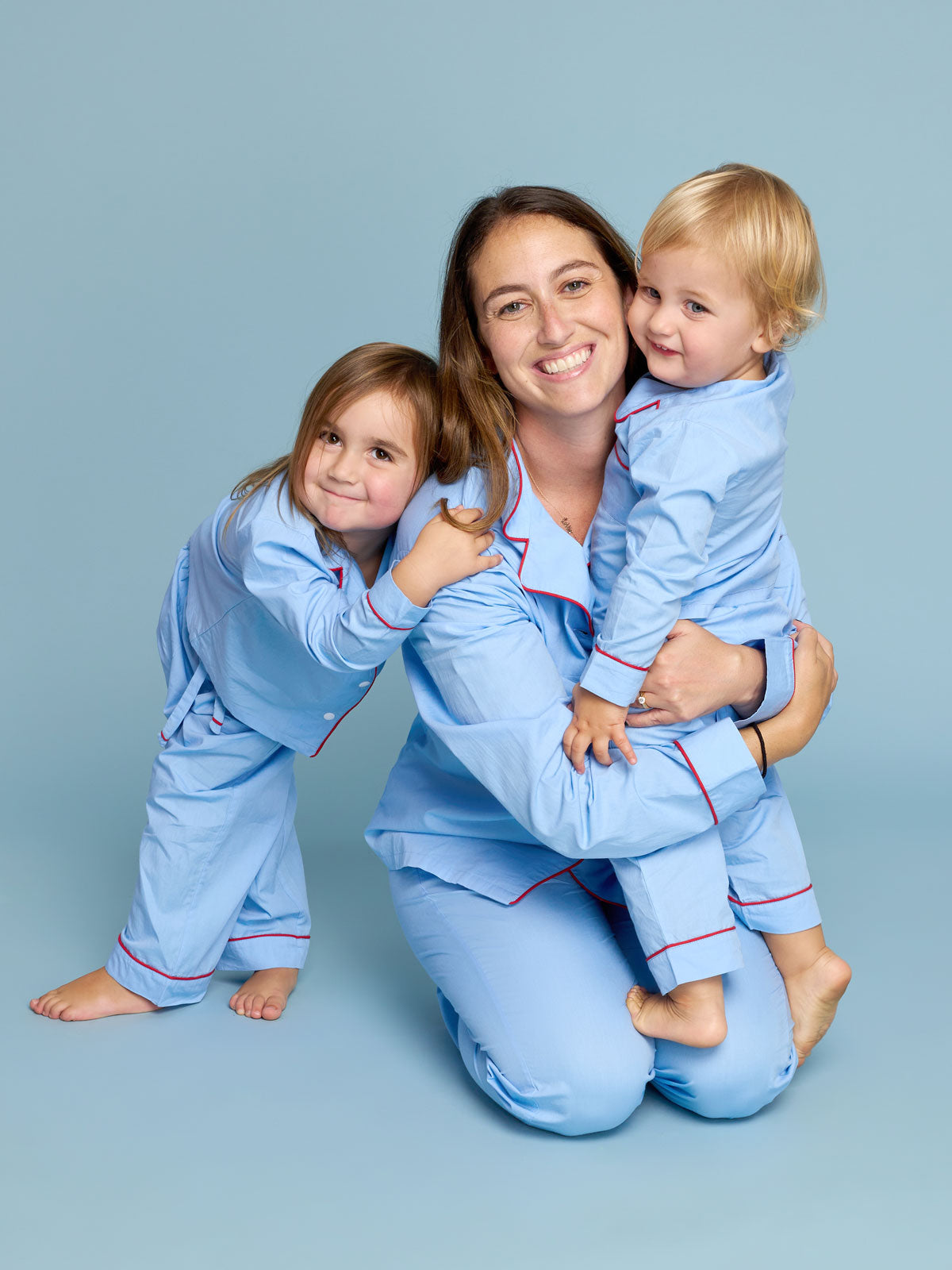 Tommy Unisex PJ Set in Cornflower